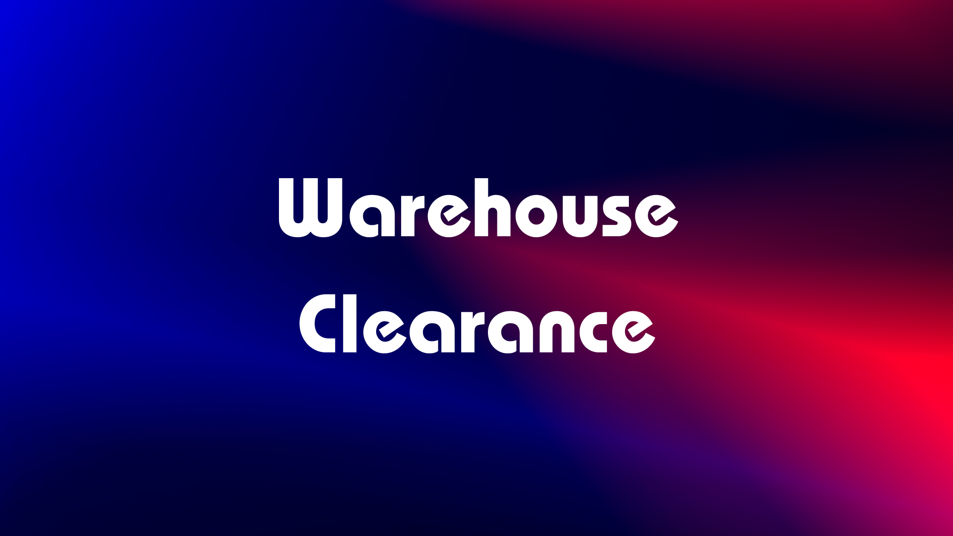 Warehouse Clearance – Broadway Candy