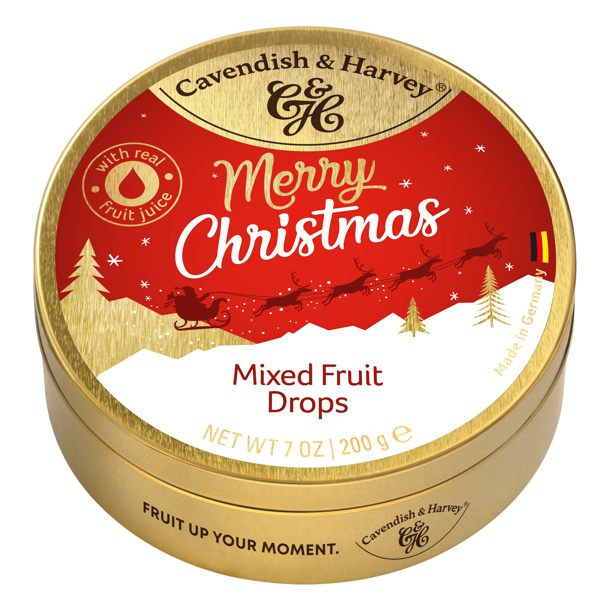 Cavendish & Harvey Merry Christmas Mixed Fruit Drops NK 200g – Broadway ...