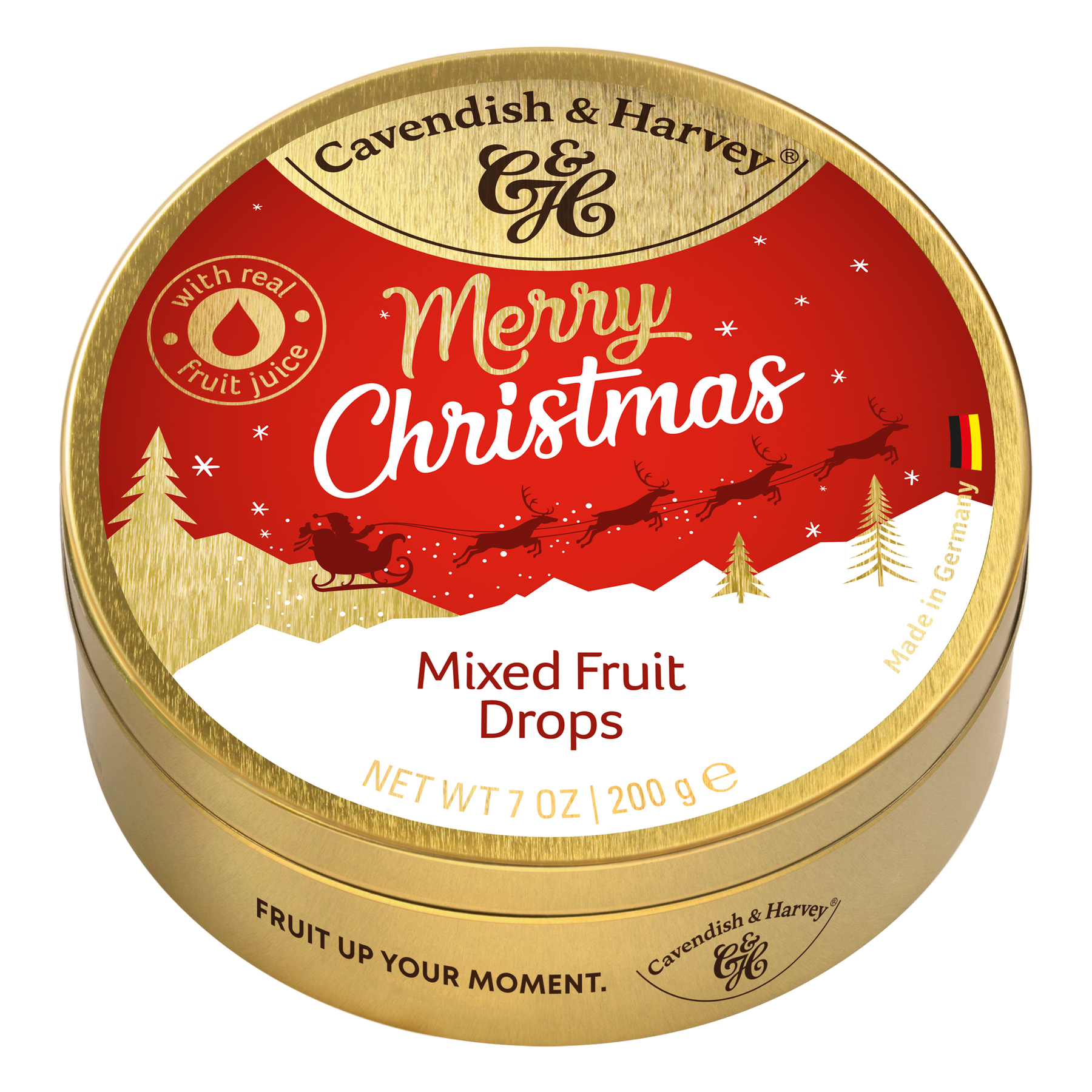 Cavendish & Harvey Merry Christmas Mixed Fruit Drops NK 200g – Broadway ...