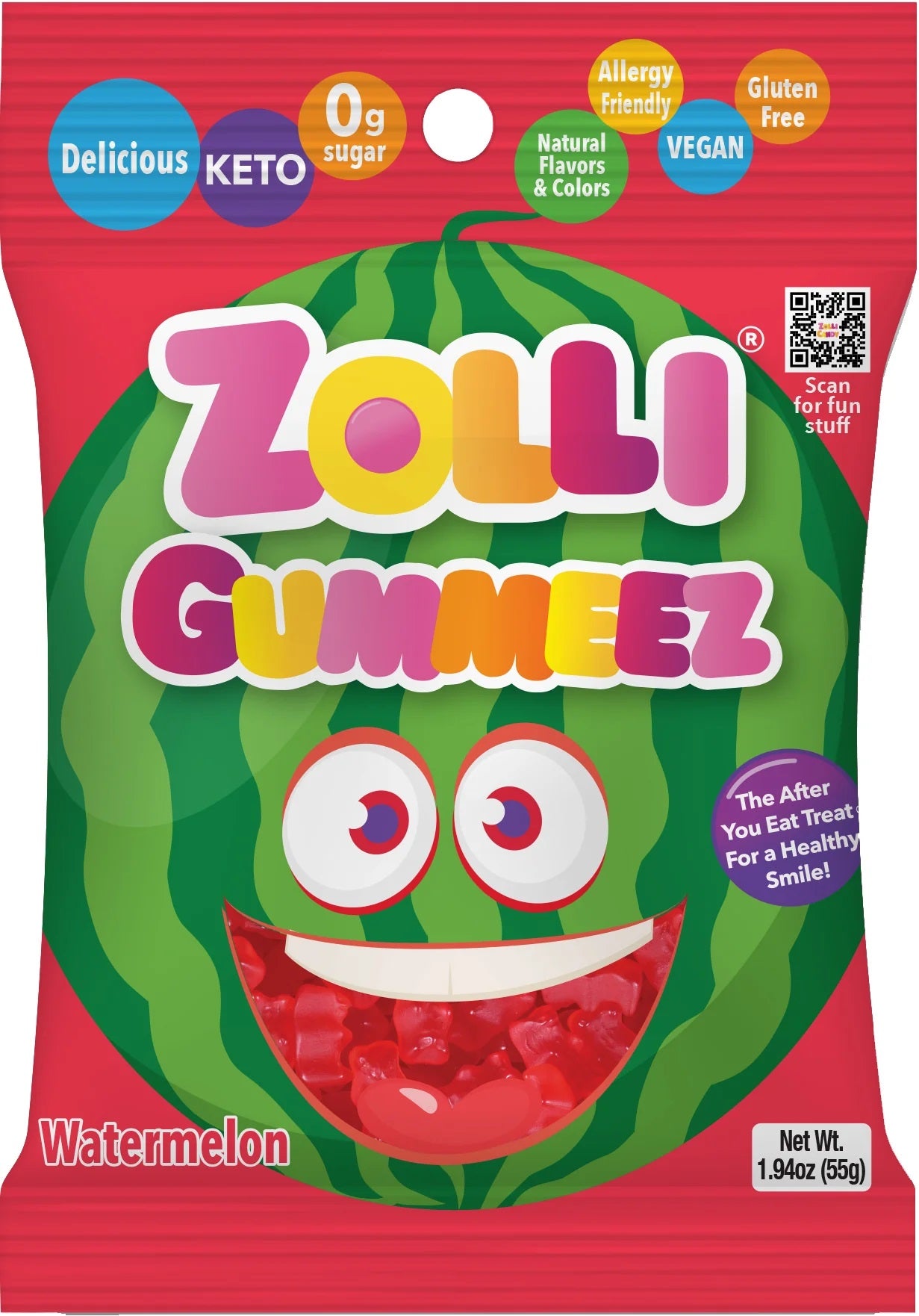 Zollipops Zolli Gummeez Watermelon NK 55g (1.94oz) – Broadway Candy