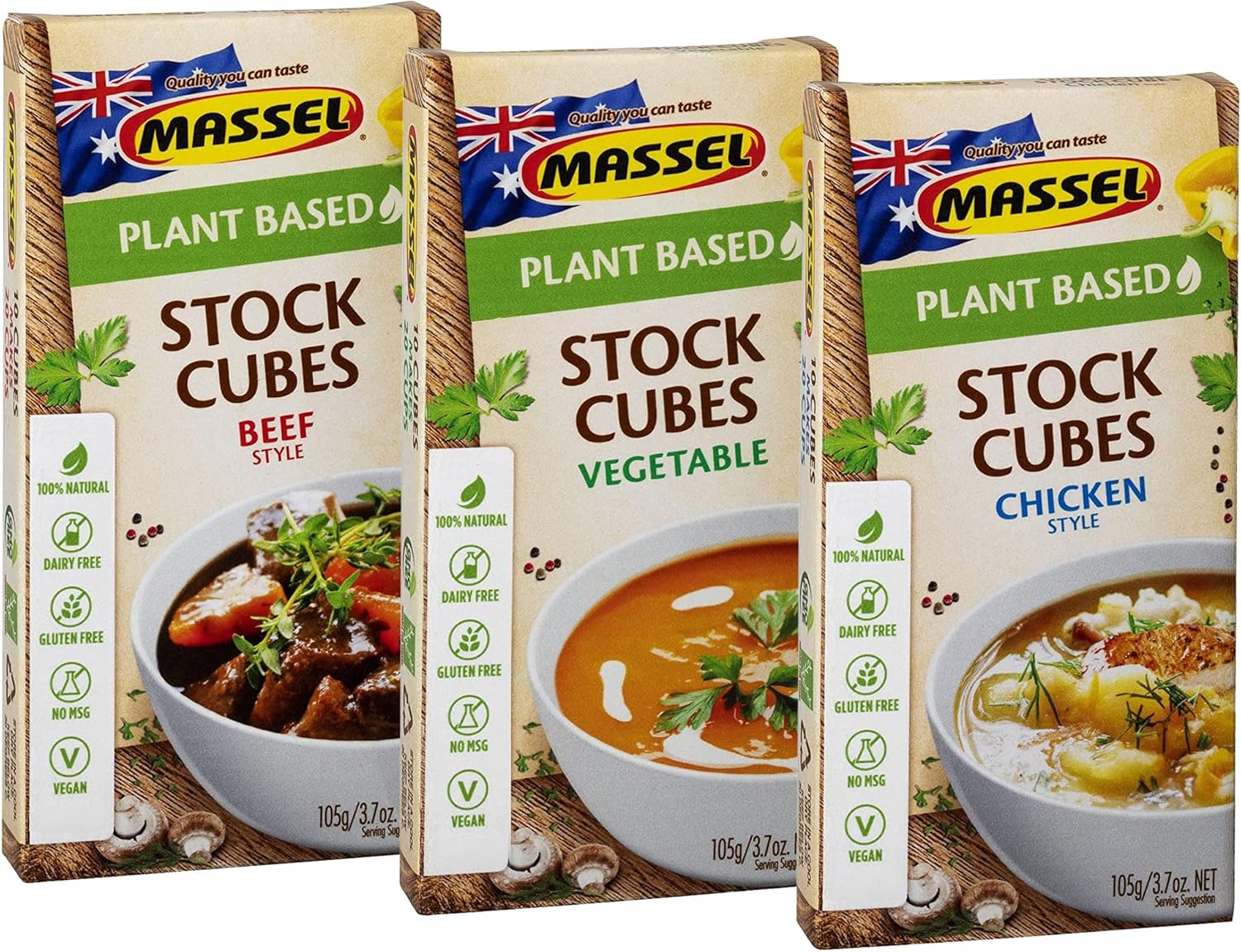 Massel Ultracube Variety Pack 105g, Pack of 3 – Broadway Candy