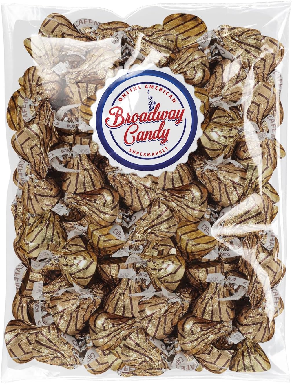 BULK Hershey's Kisses Coffee Espresso 1kg Bag – Broadway Candy