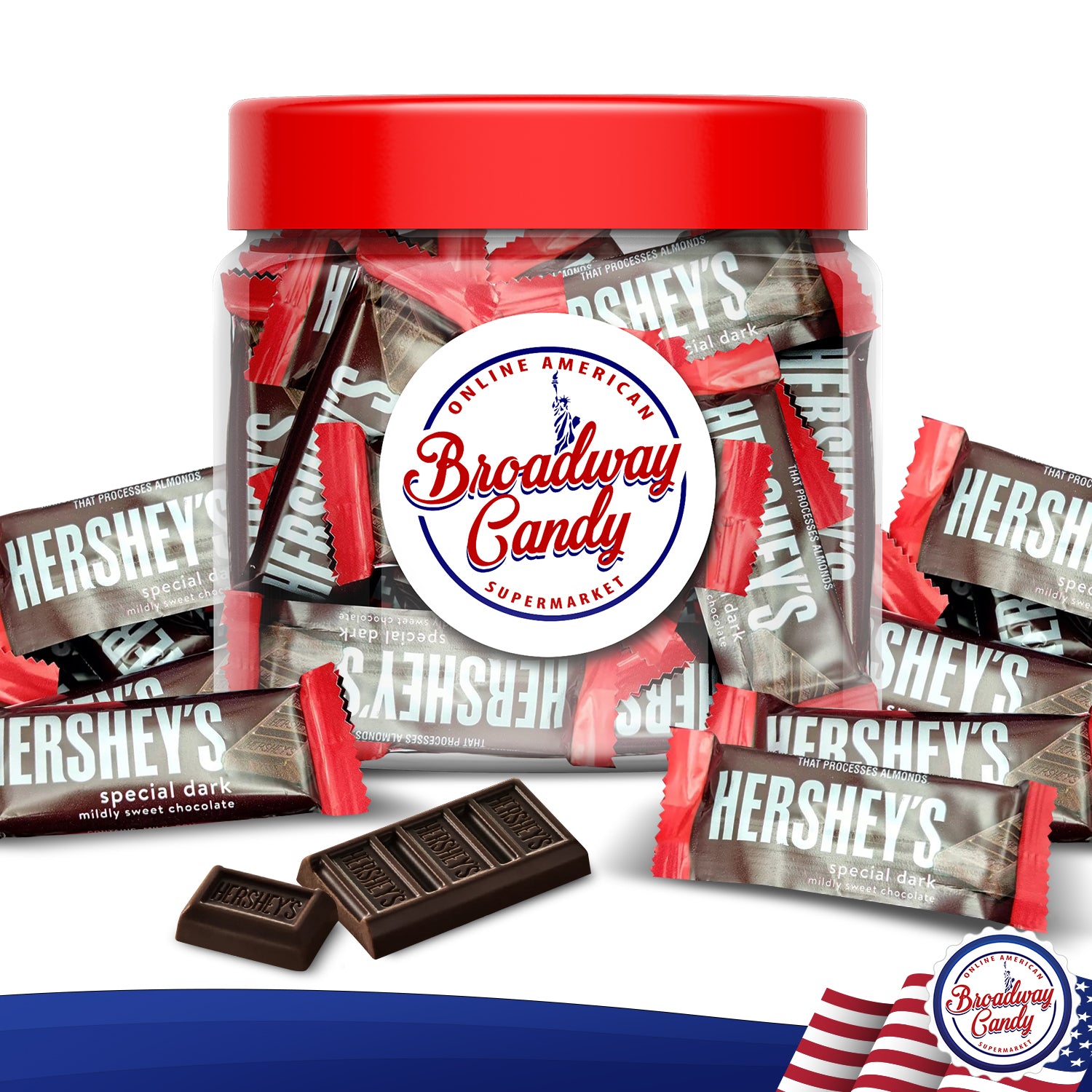 Hershey's Special Dark Chocolate Snack Size Jar, 350g (Approximately 2 ...