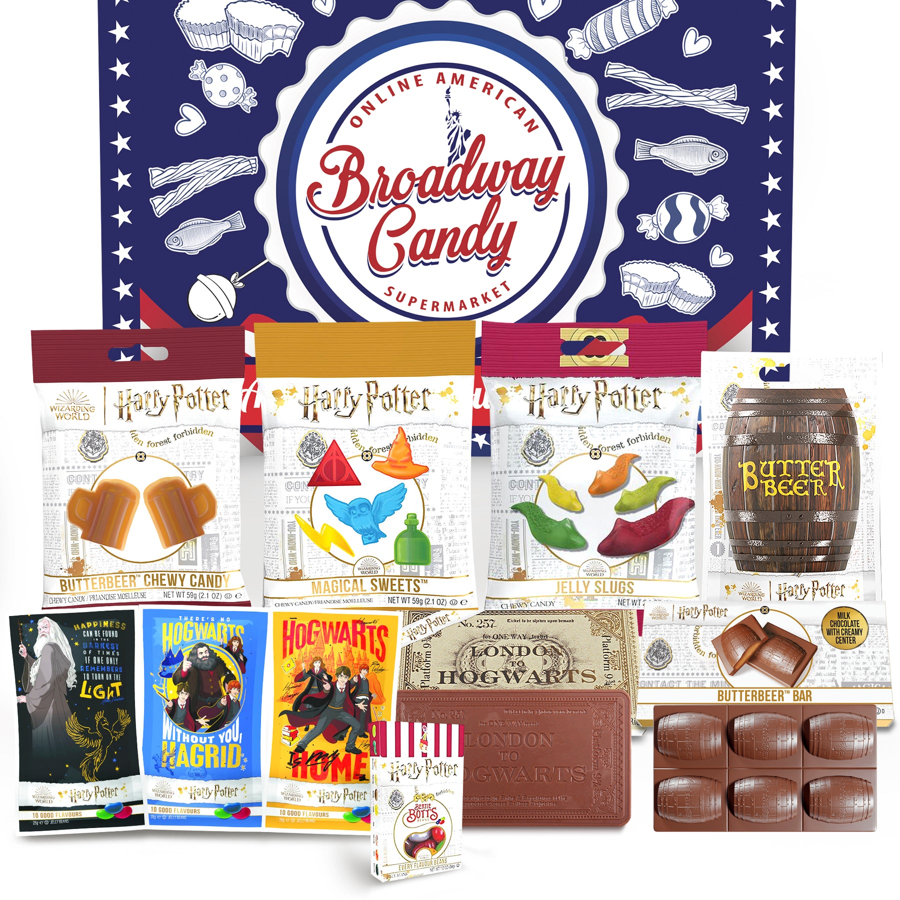 Harry Potter Gift Hamper | 10 Magical Treats by Broadway Candy