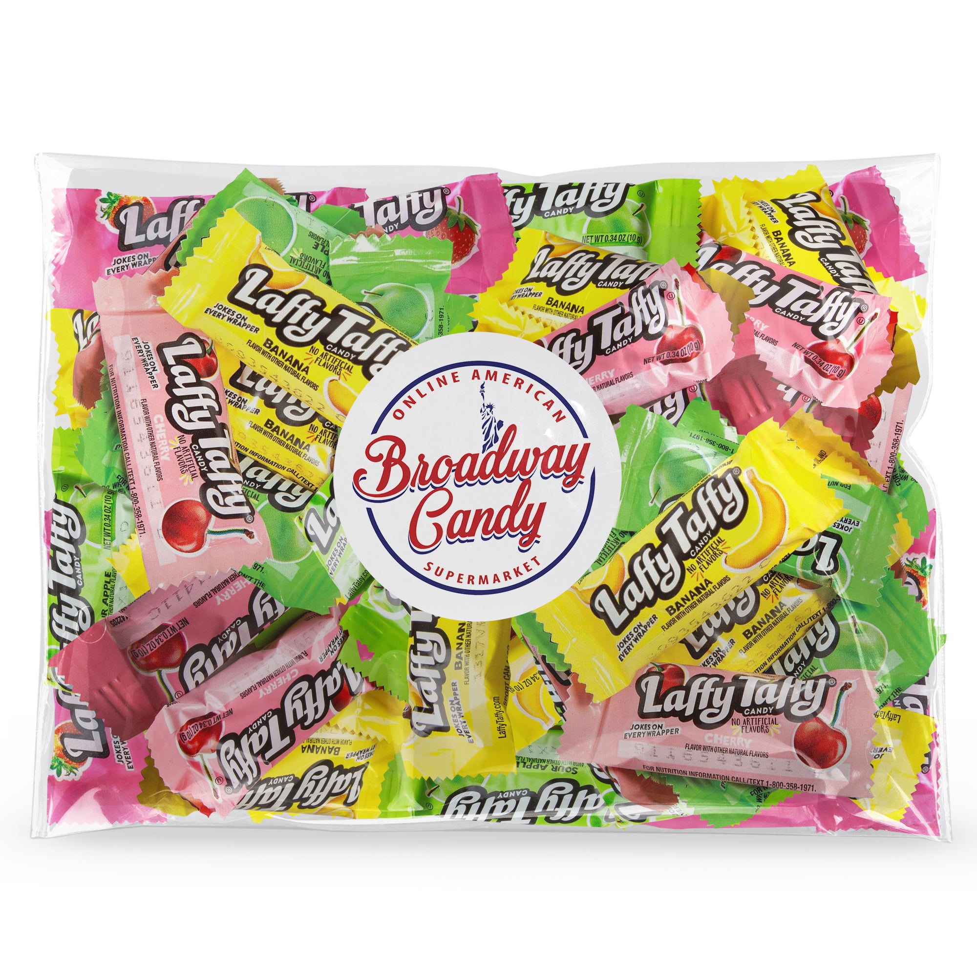 BULK Laffy Taffy Assorted Flavours 1kg – Broadway Candy