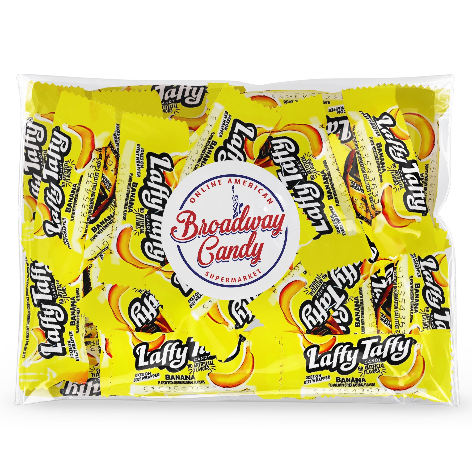 BULK Laffy Taffy Banana 1kg – Broadway Candy