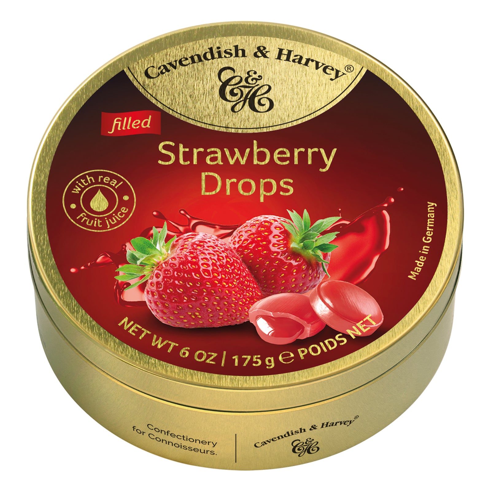 Cavendish & Harvey DROPS Strawberry Filled NK 175g – Broadway Candy