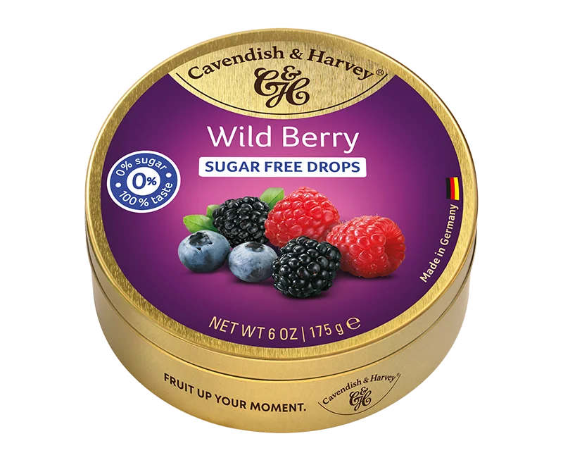 Cavendish & Harvey DROPS Sugar Free Wild Berry Drops NK 210g – Broadway ...