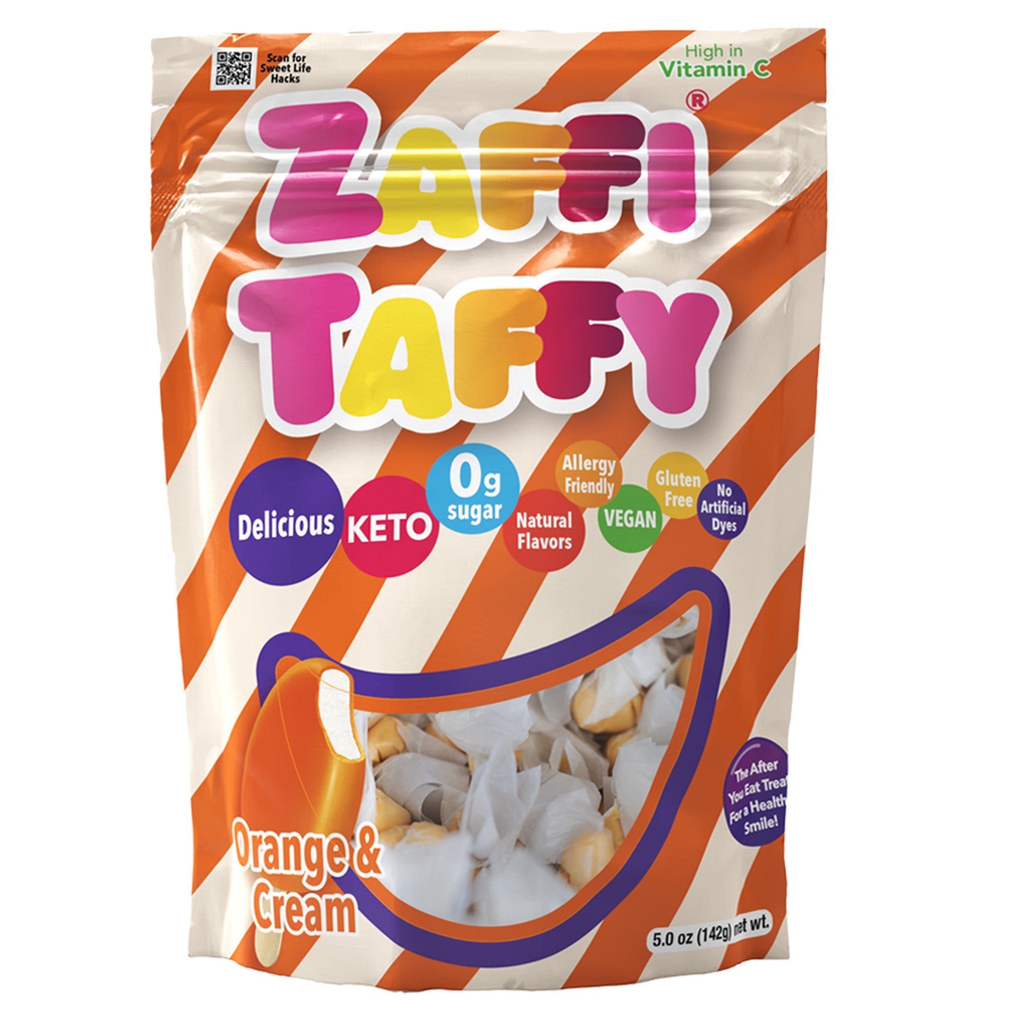Zollipops Zaffi Taffy Orange+Cream 142g – Broadway Candy