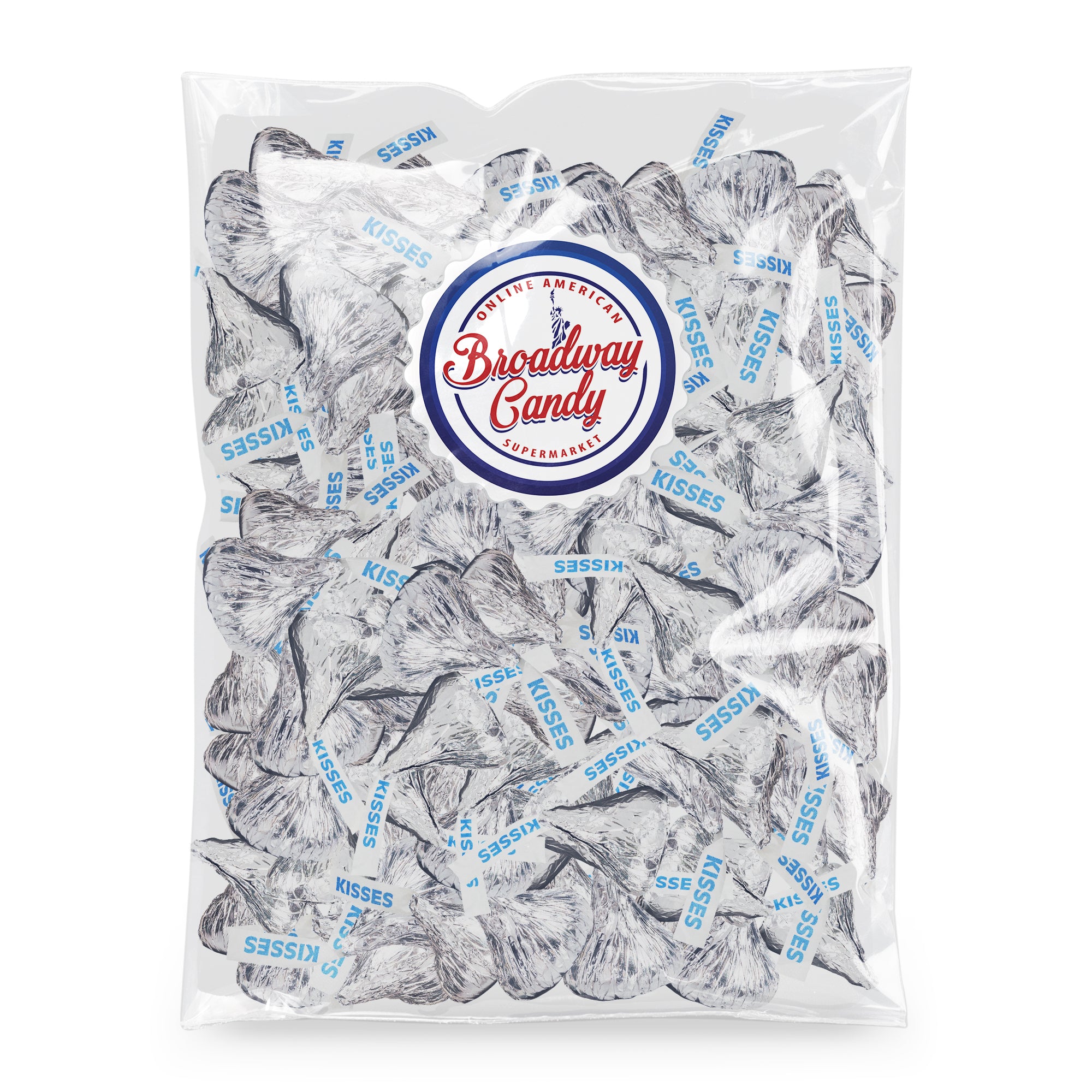 BULK Hershey's Kisses Silver 1kg – Broadway Candy