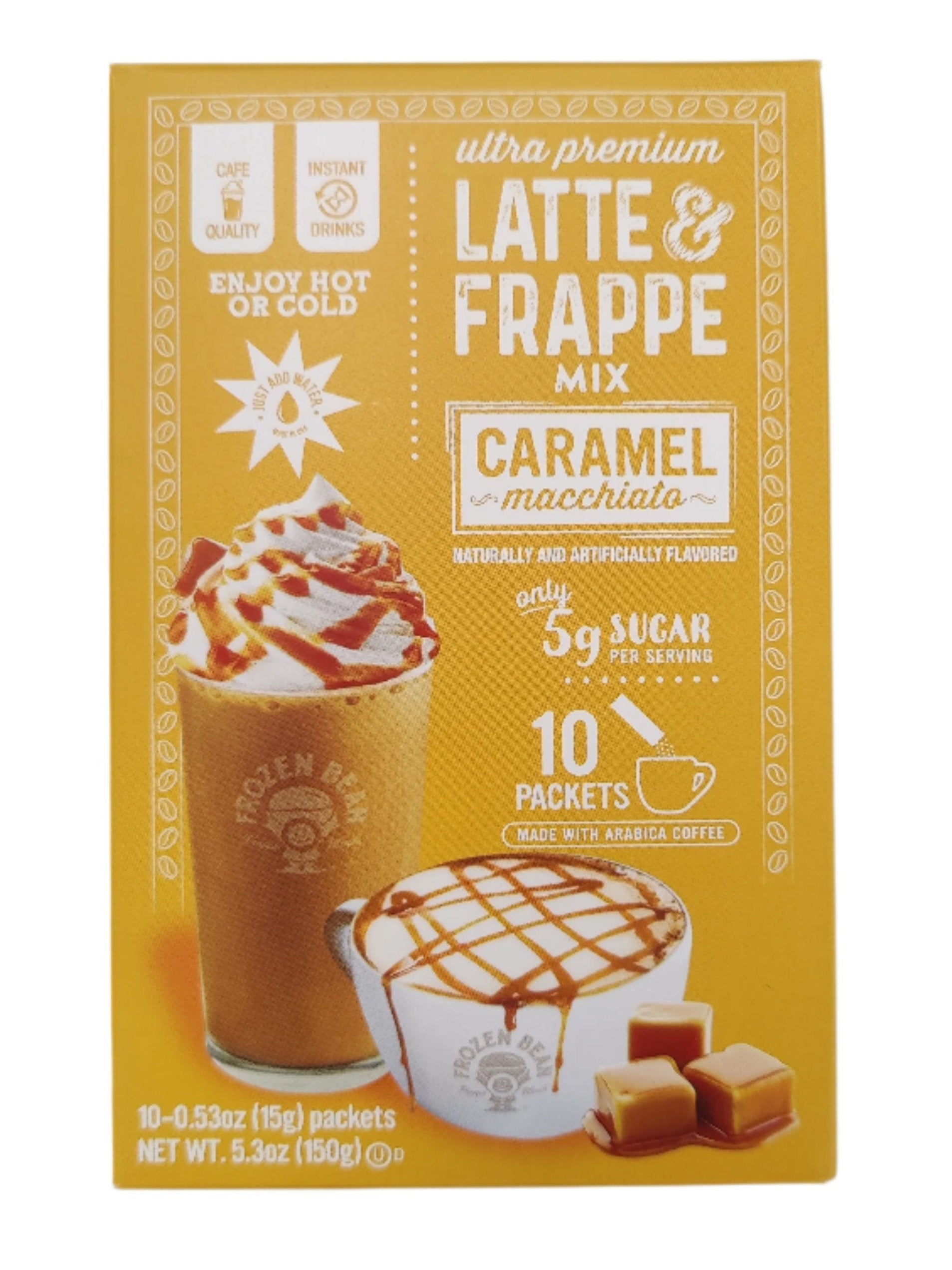 The Frozen Bean ICB Lite Caramel Macchiato (10ct) 150g (5.3oz) *Expire ...