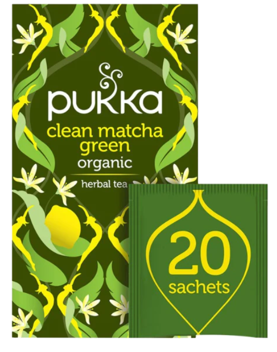 Pukka Clean Matcha Green Herbal Tea 30g – Broadway Candy