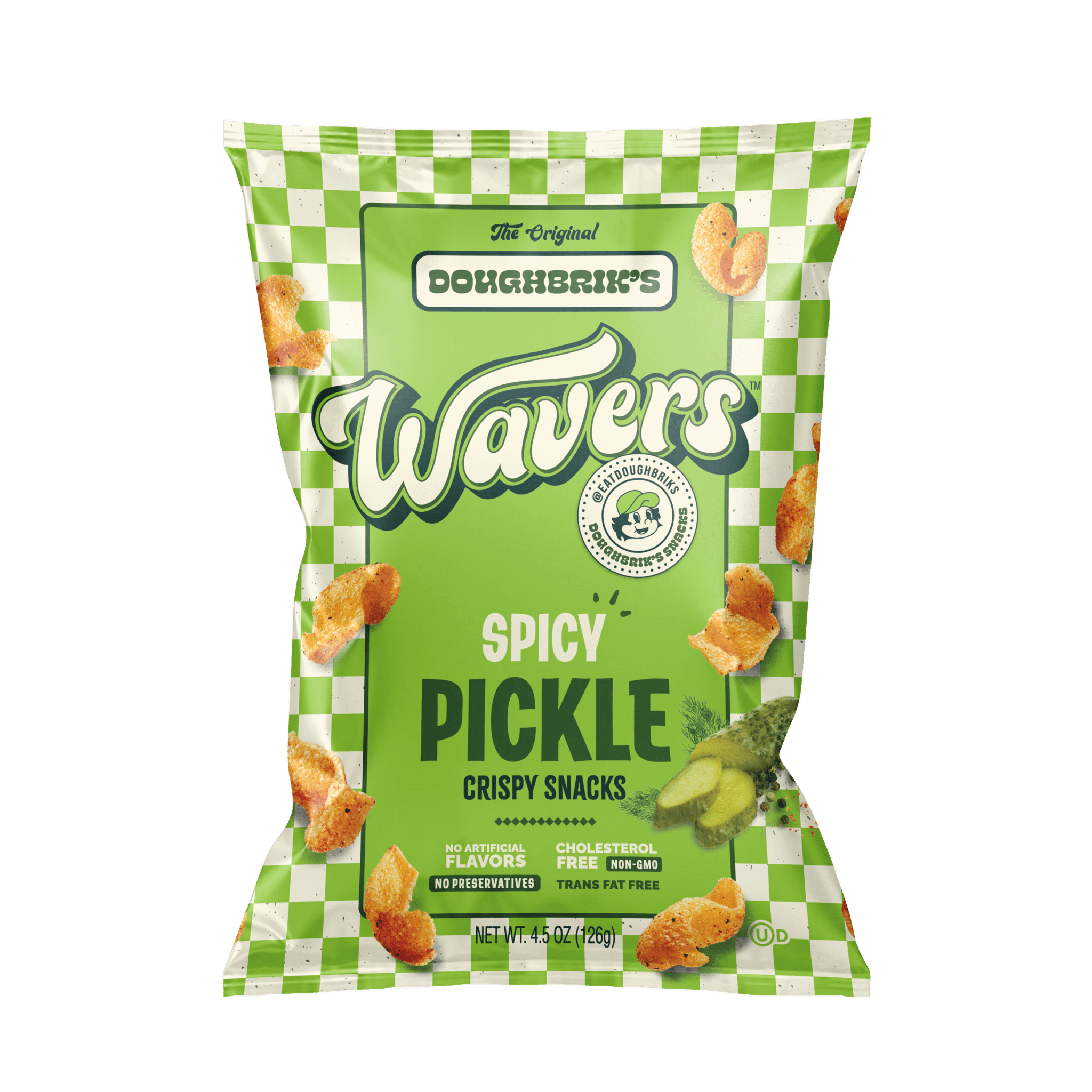 Doughbrik's Wavers Crispy Snacks Spicy Pickle 126g – Broadway Candy