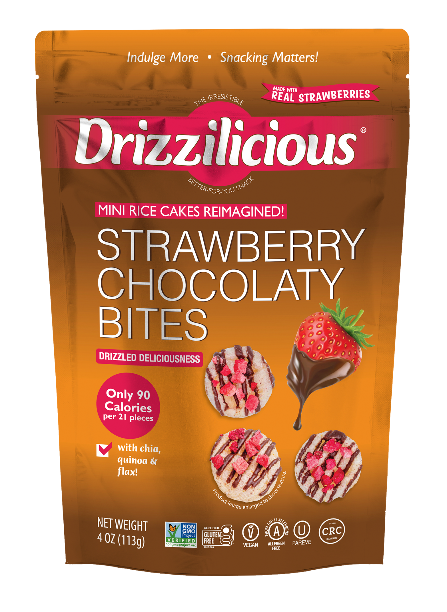 Drizzilicious Strawberry Chocolaty 113g | Broadway Candy