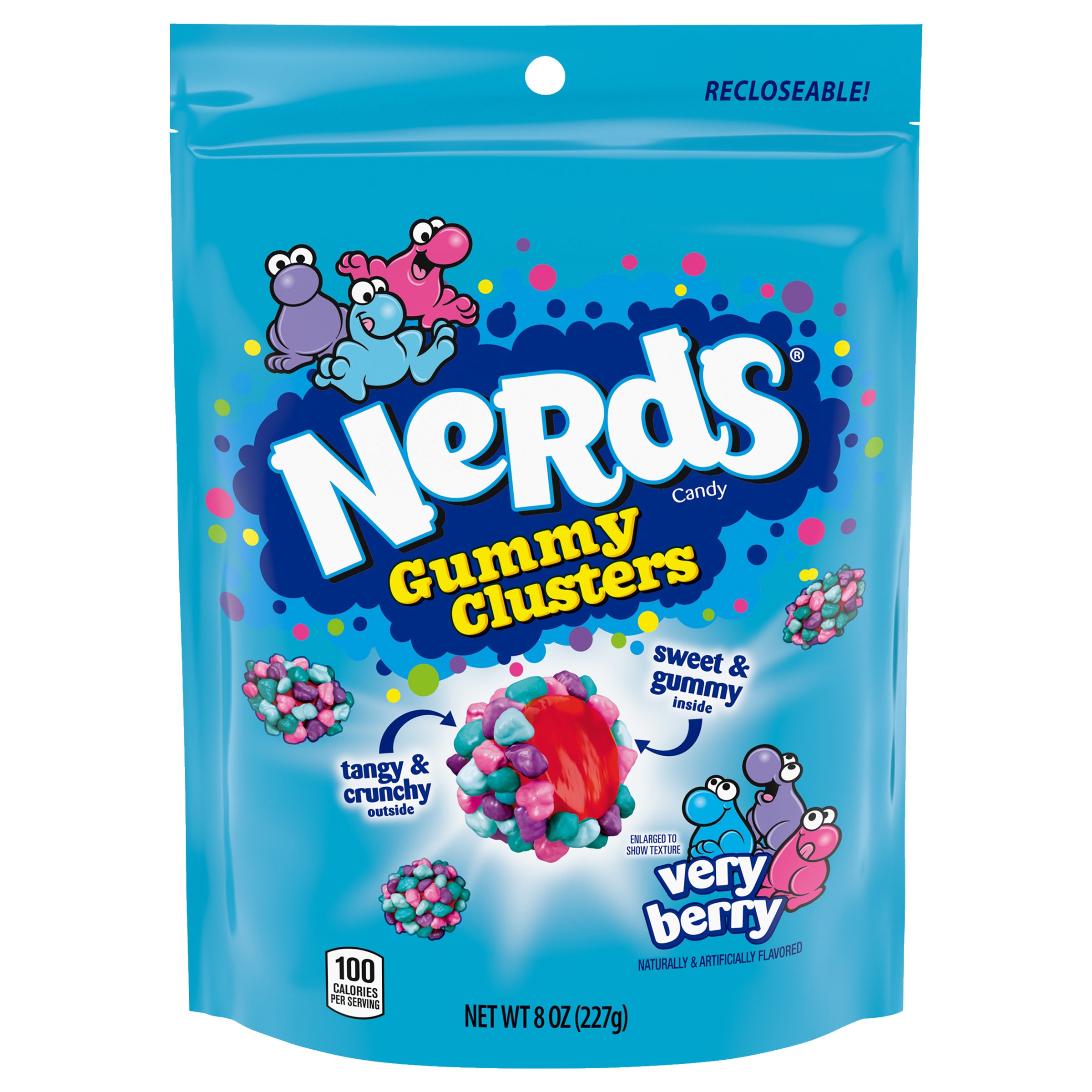 Nerds Gummy Clusters Very Berry Bag NK 227g (8oz) *Expires 31/12/2025 ...