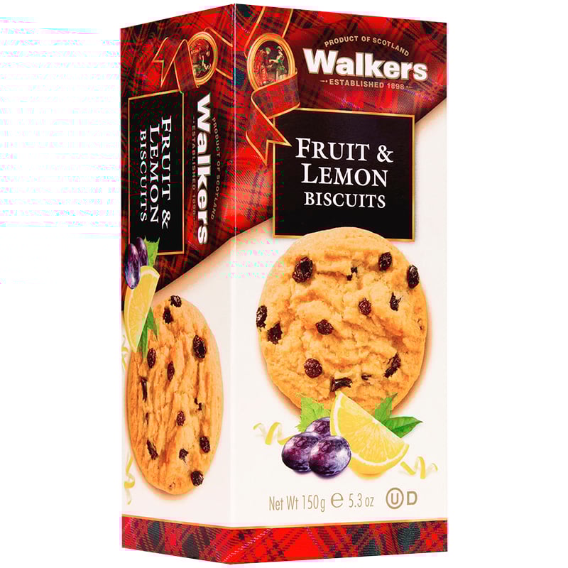 Walkers Biscuits Pack of 12 x 150g Fruit & Lemon – Broadway Candy