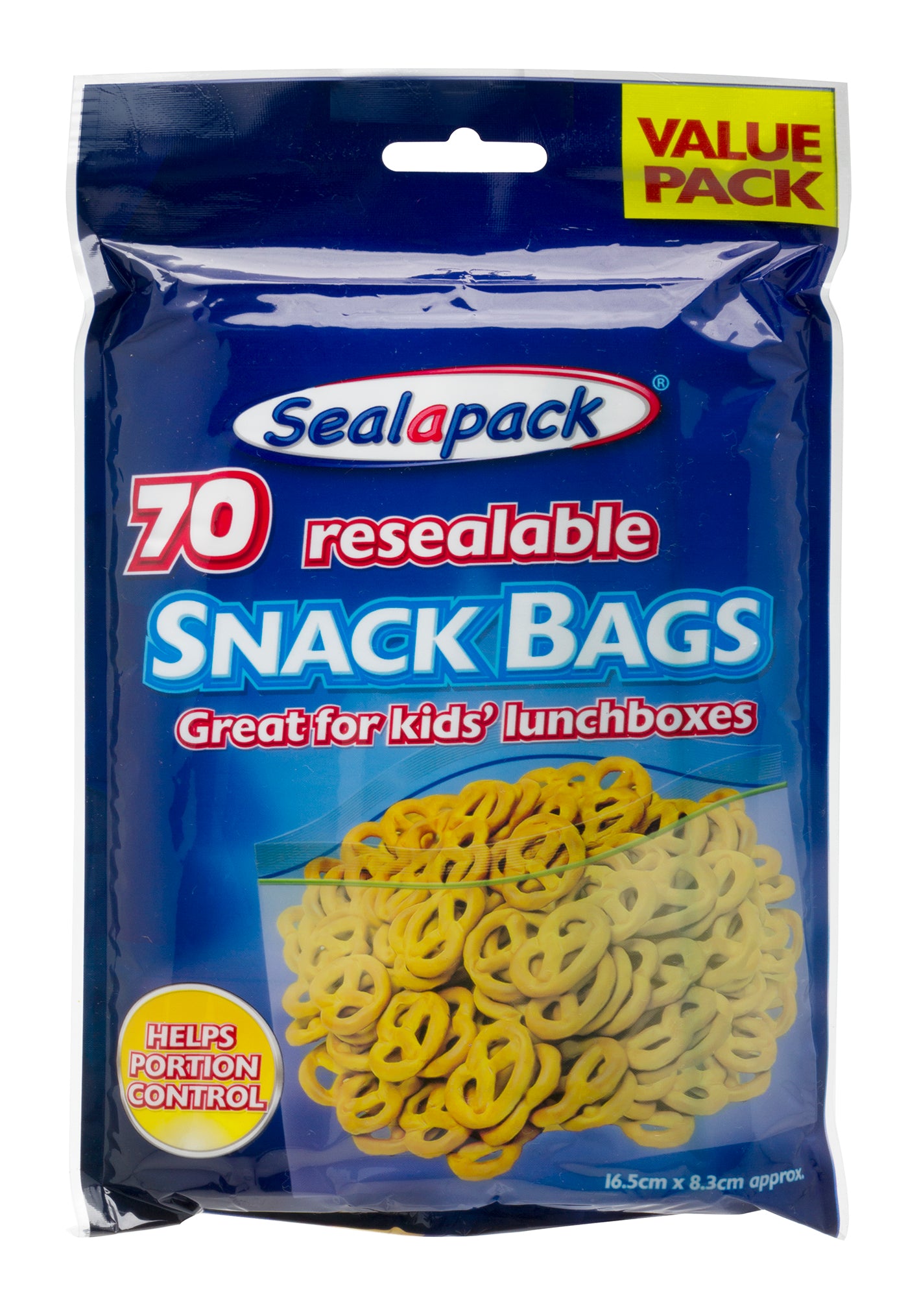 Sealapack - Resealable Snack Bags (70 pack) 16.5 x 8.3cm – Broadway Candy