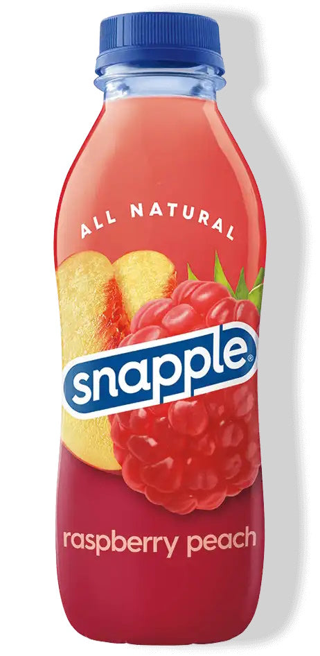 Snapple Raspberry Peach - Juice Drink 473ml **Expires 23/02/2026 ...