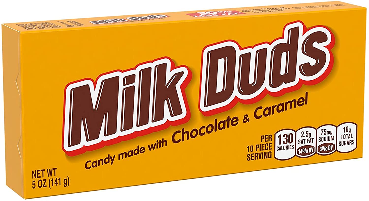 Milk Duds Chocolate Caramel Box 141g (5oz) – Broadway Candy