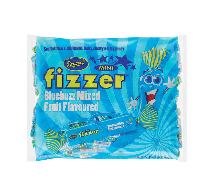 Beacon Mini Fizzer Blue Buzz 100s **Expired 23/02/2026** – Broadway Candy