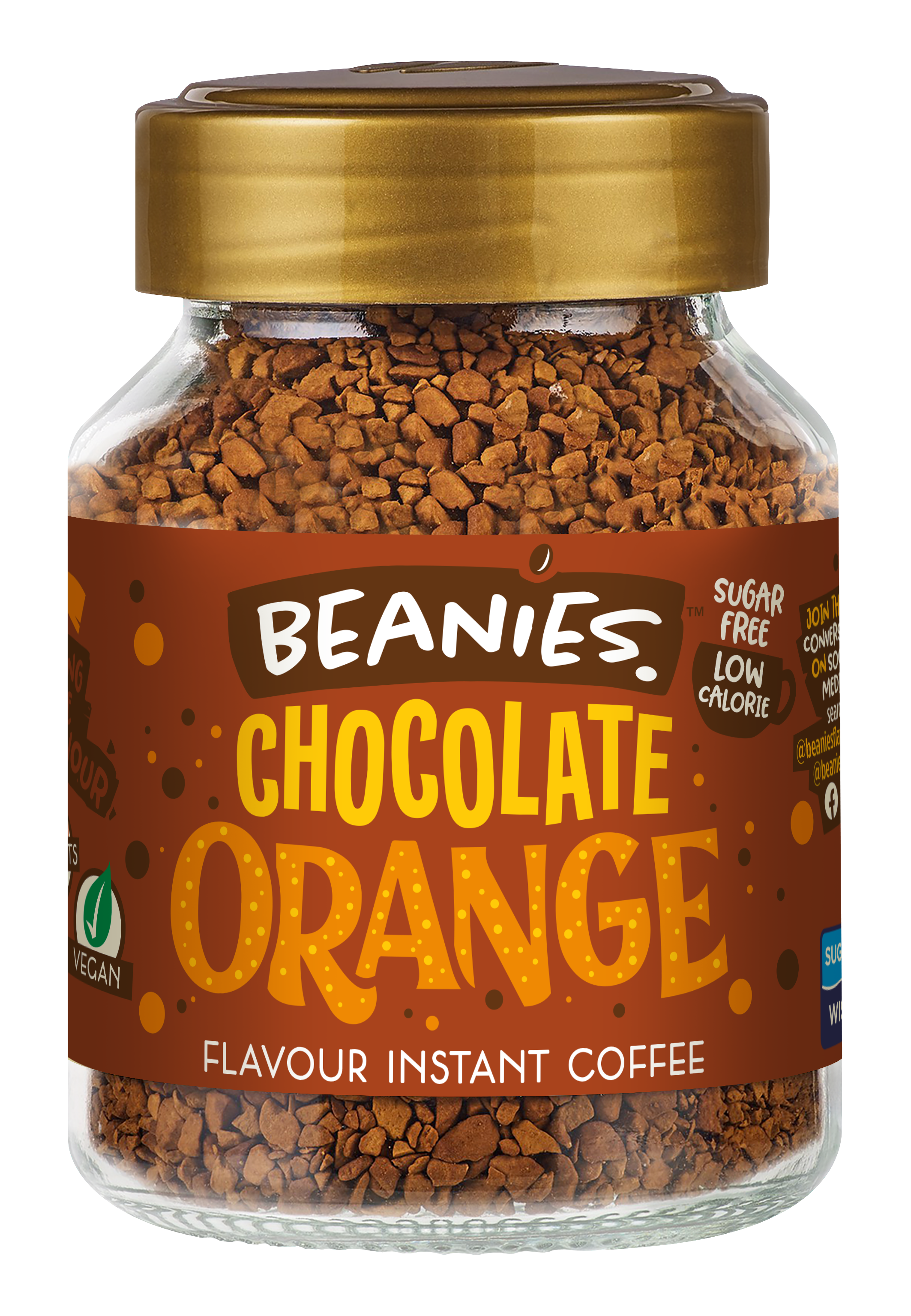 Beanies Chocolate Orange Flavoured Instant Coffee 50g – Broadway Candy