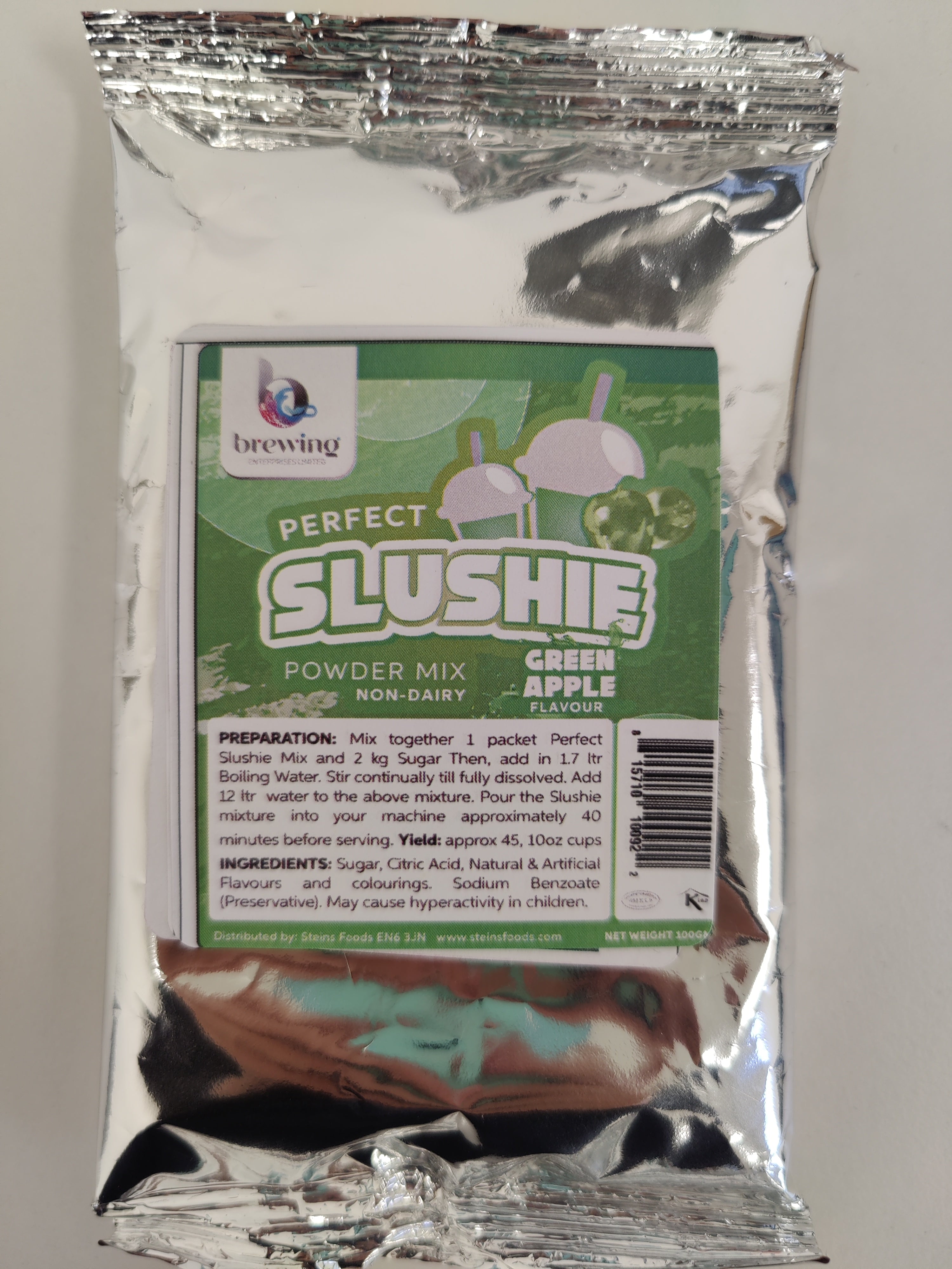 Perfect Slushie Green Apple 100g – Broadway Candy