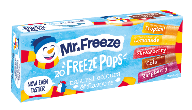 Mr Freeze Ice Pops - Assorted Flavours - 20 pops x 45ml – Broadway Candy