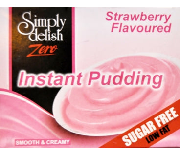 Simply Delish, Sugar Free Instant Pudding, Strawberry Flavour 40g ...