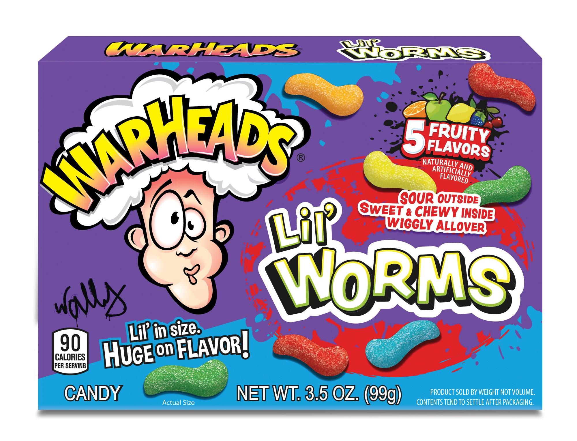 Warheads Theater Box Lil' Worms Candy NK 99g (3.5oz) – Broadway Candy