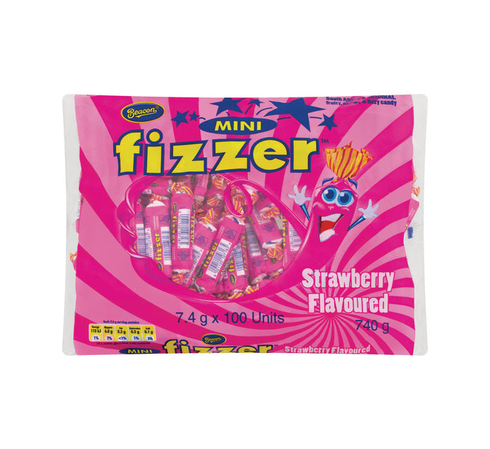 Mini Fizzer Strawberry 100s – Broadway Candy