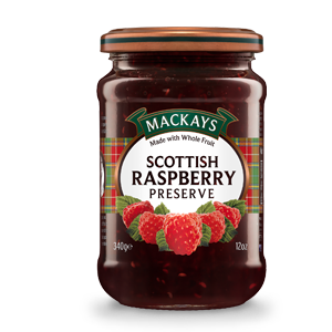 Mackays Pack of 6 x 340g Scottich Raspberry Preserve – Broadway Candy