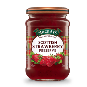 Mackays Pack of 6 x 340g Scottish Strawberry Preserve – Broadway Candy