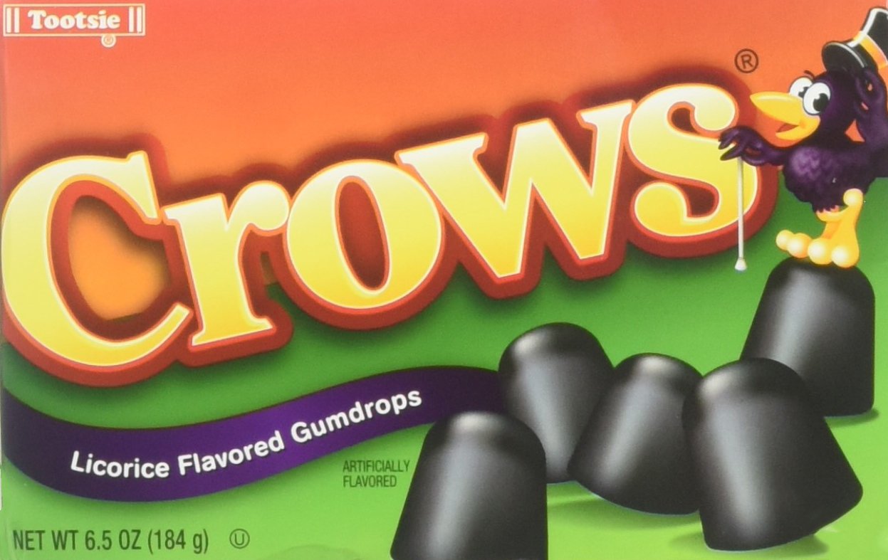 Tootsie Roll Crows Licorice Flavoured Gumdrops 184g (6.5oz) – Broadway ...
