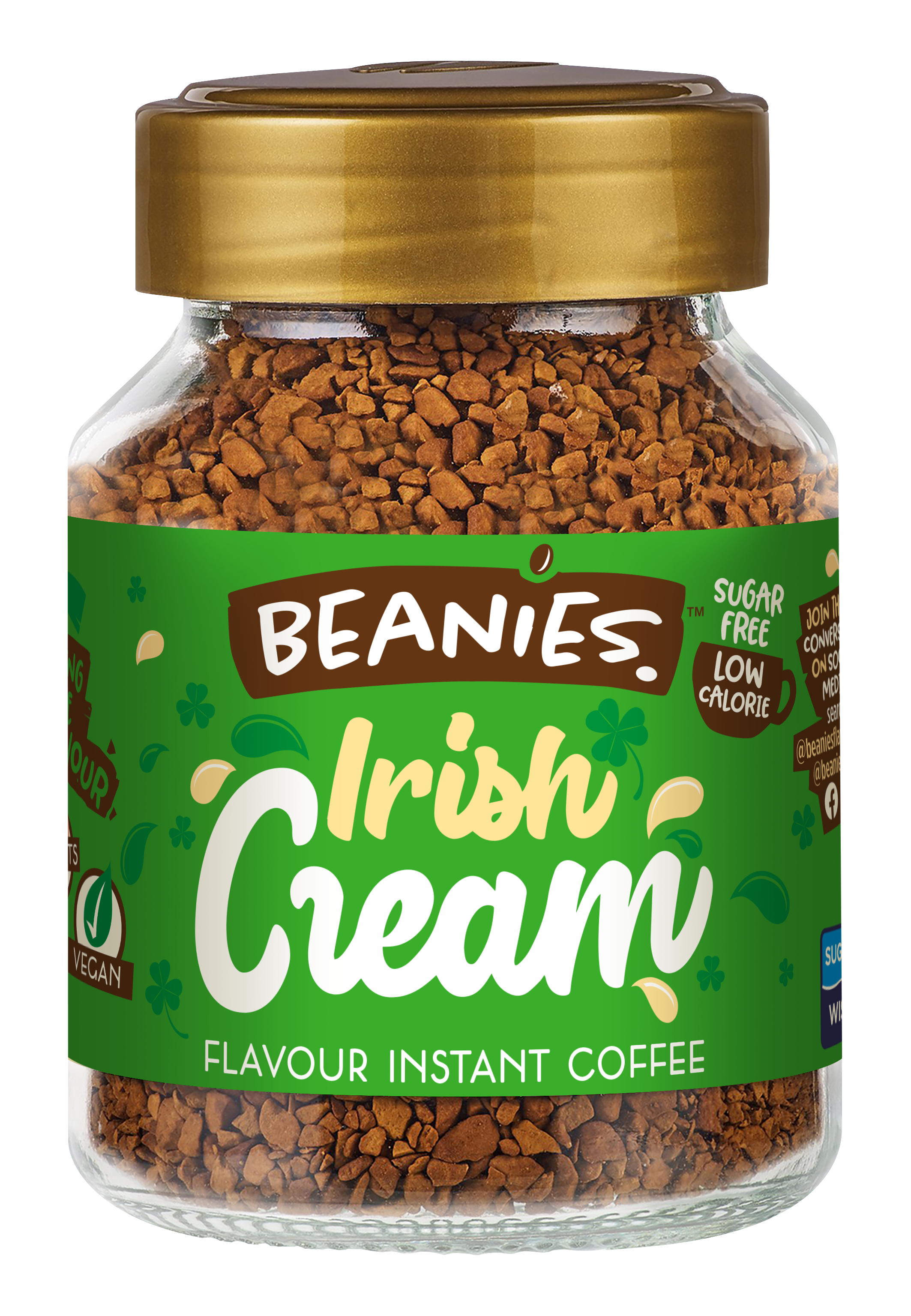 Beanies Irish Cream Flavoured Instant Coffee 50g – Broadway Candy