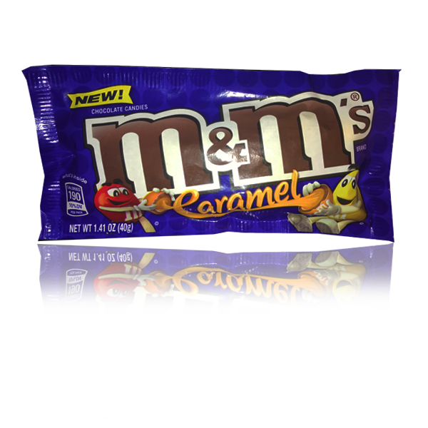 M&M Caramels 40g – Broadway Candy