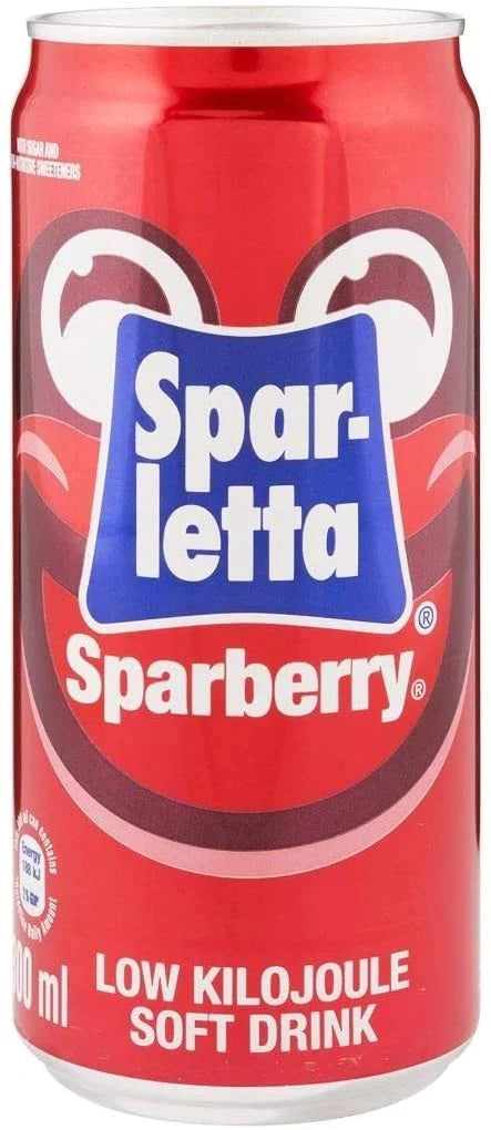 Sparletta Carbonated Drink Sparberry 300ml 6 Pack – Broadway Candy