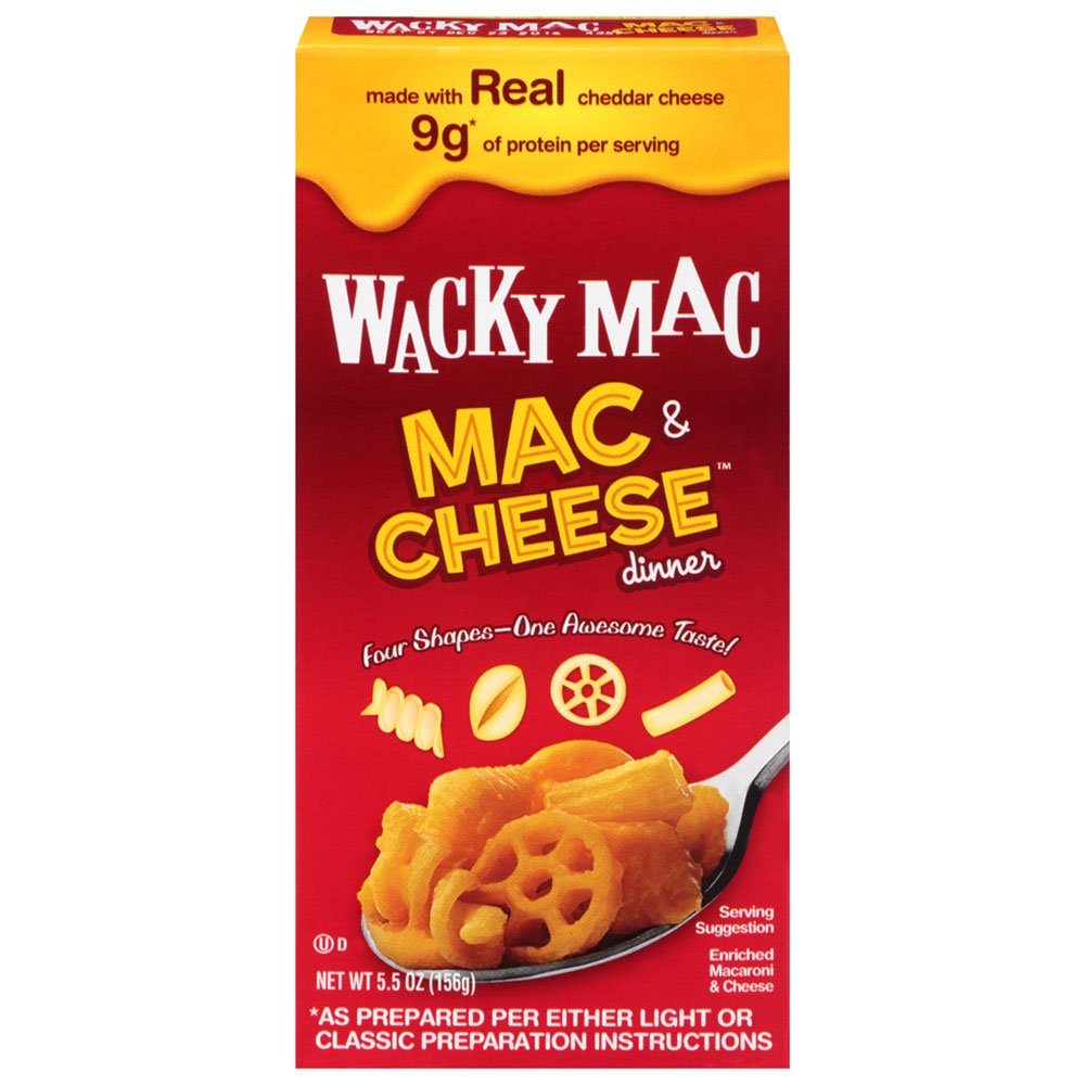 Wacky Mac Macaroni Cheese 156g (5.5oz) – Broadway Candy