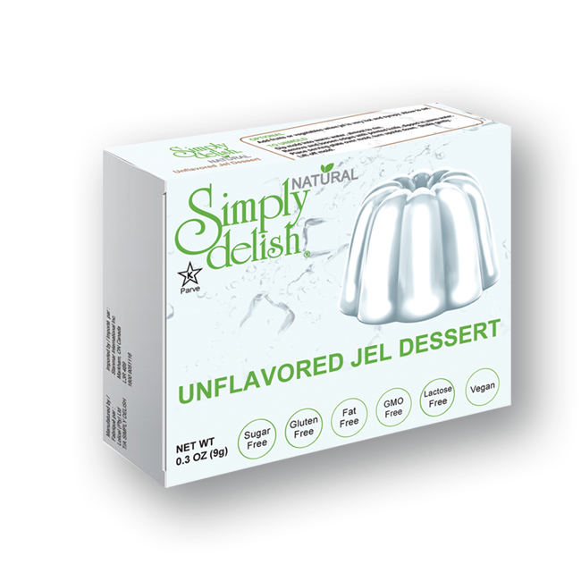 Simply Delish, Sugar-Free Jelly Dessert, Unflavoured 9g – Broadway Candy