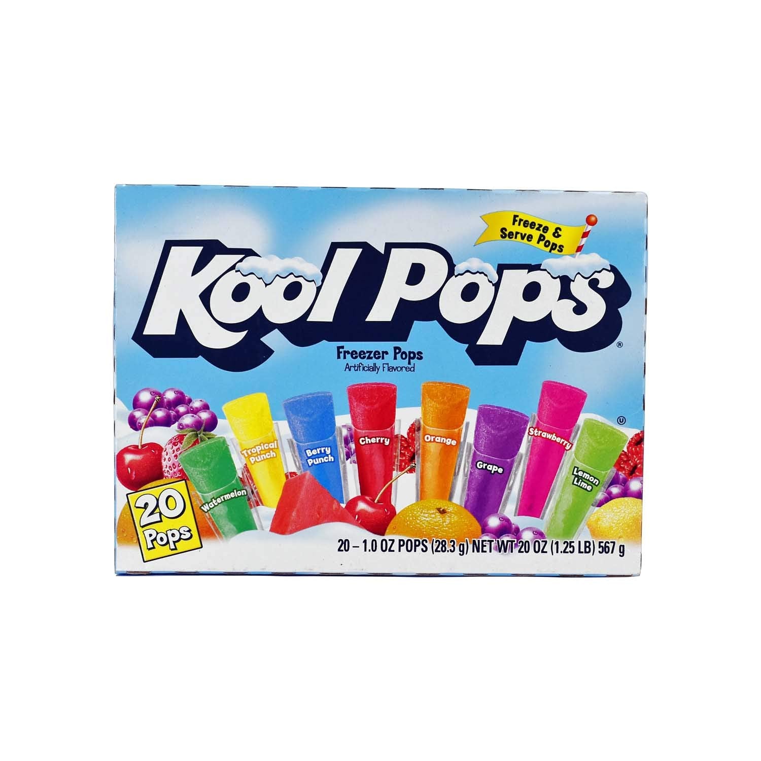 Kool Pops Freezer Pops 28.3g – Broadway Candy