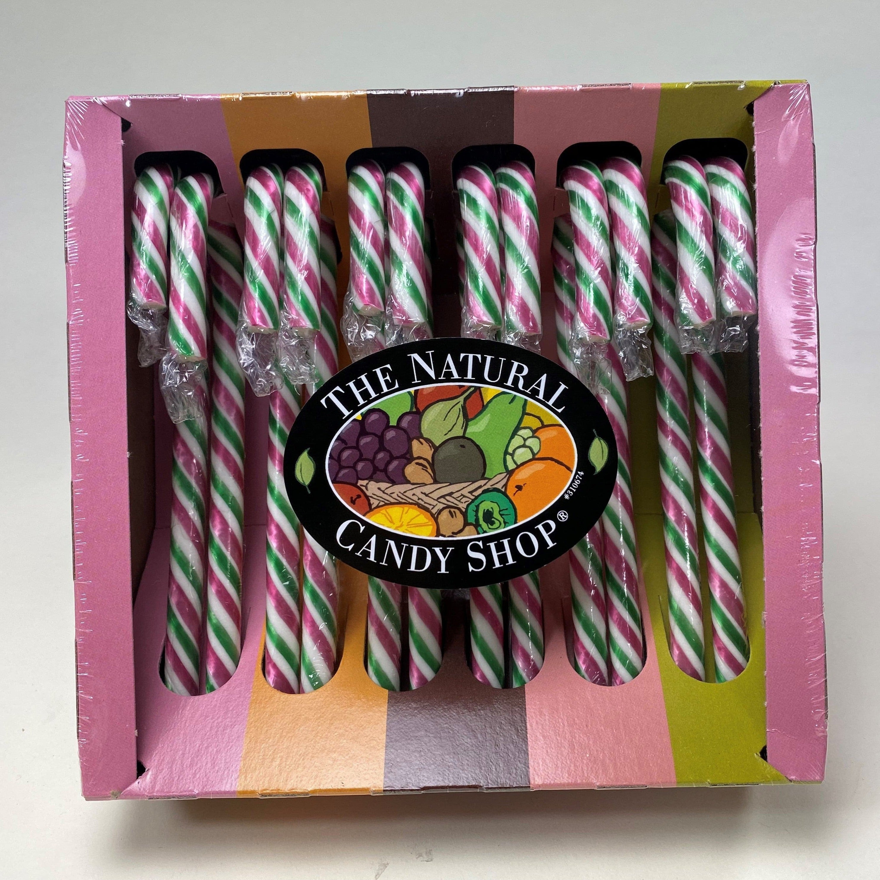 The Natural Candy Shop Peppermint Candy Canes 168g – Broadway Candy