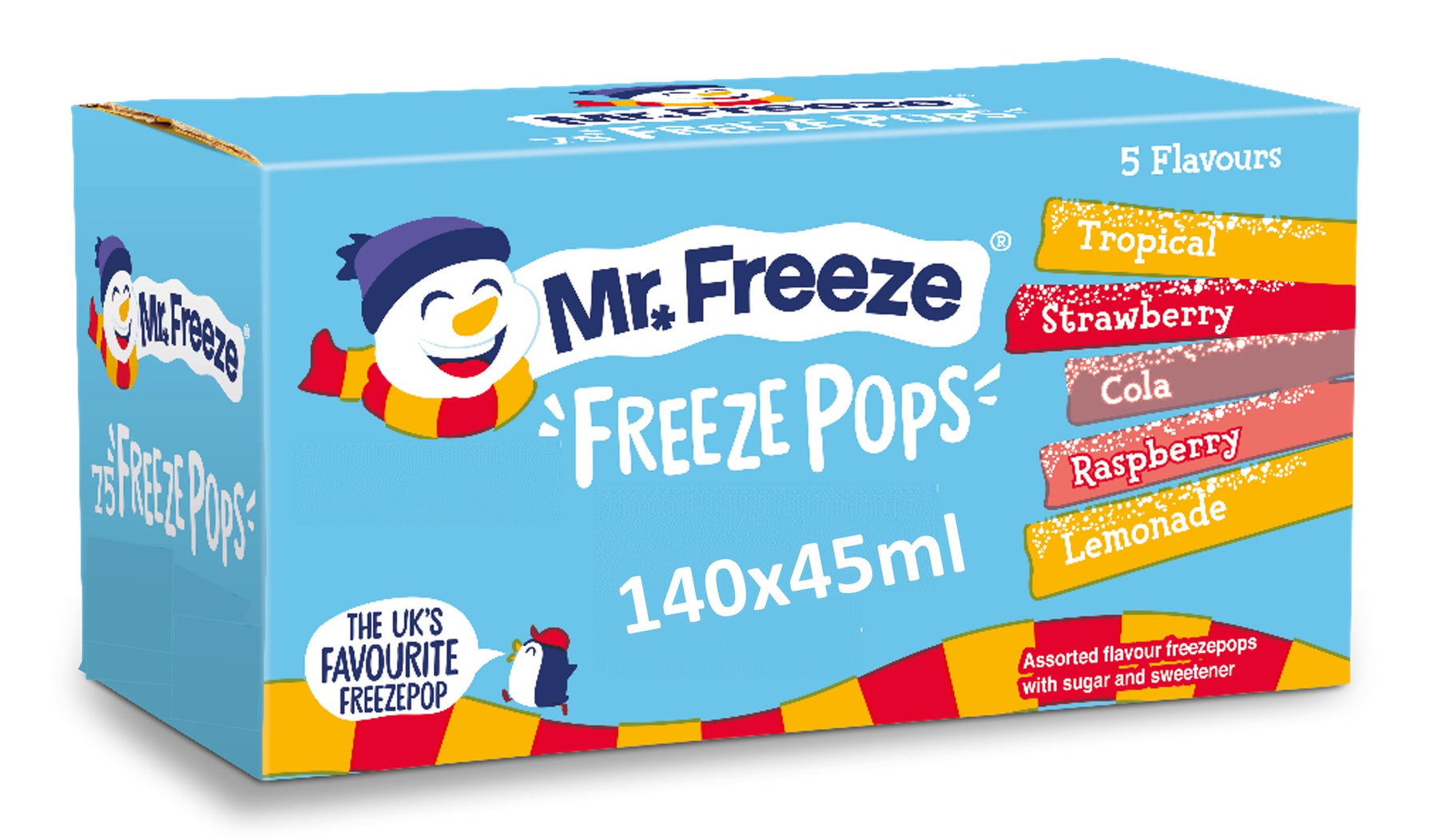 Mr Freeze Ice Pops - Assorted Flavours - 140 pops x 45ml – Broadway Candy